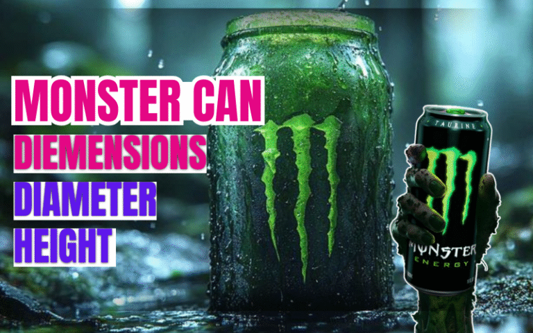 16 0z Monster Can Dimensions: Size, Height, Length & Everything